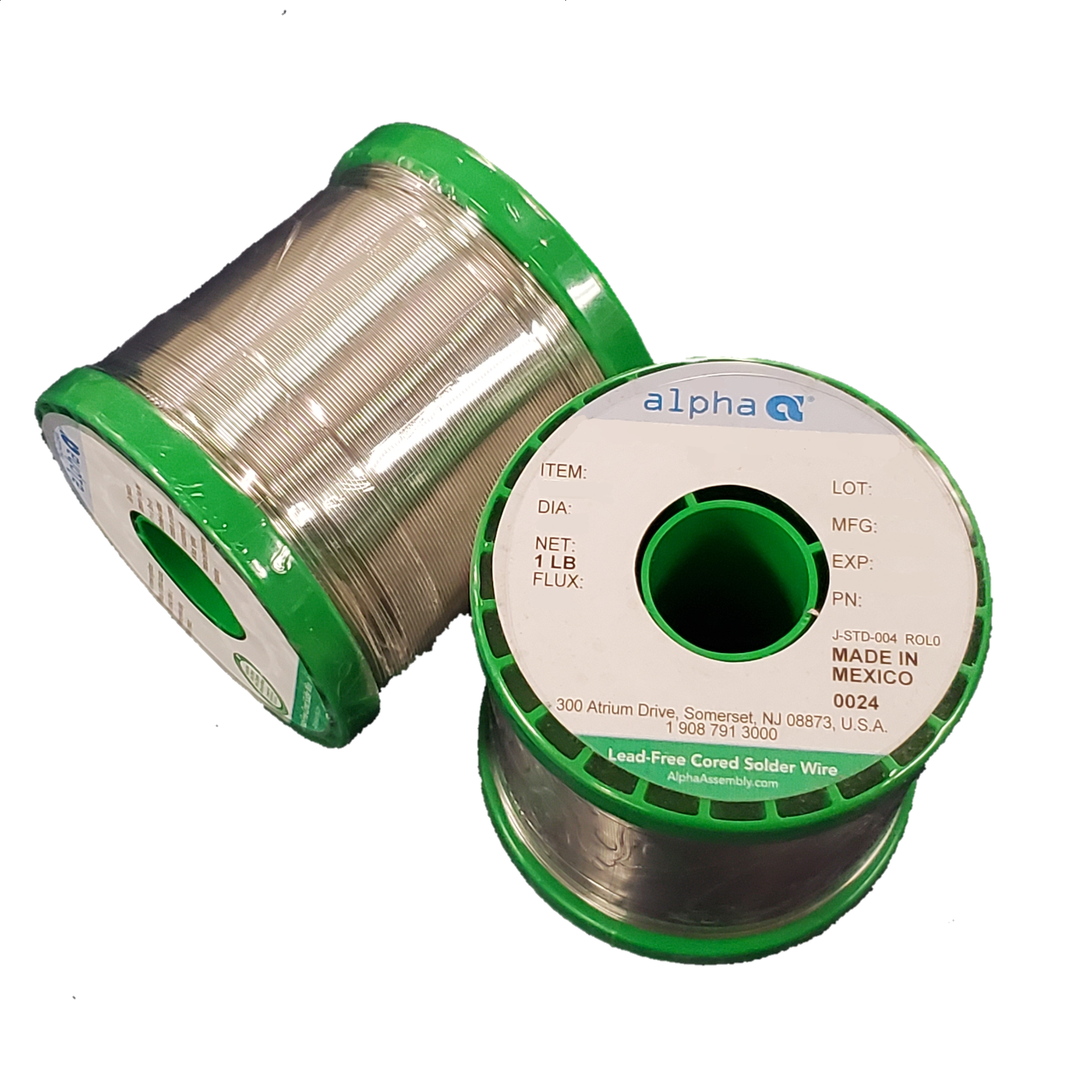 Pure Core SAC305, .020", P3 Cored Solder Wire, Water Soluble (1lb Spoo ...